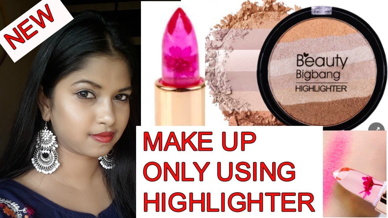 How To Use Highlighter In Different Way Beautiful Lipstick Review in how-to-use-highlighter-in-different-way-beautiful-lipstick-review-in