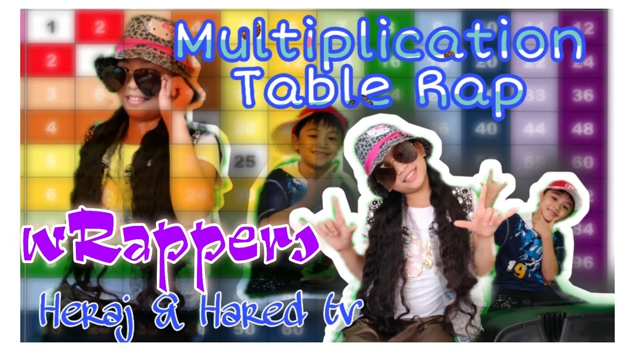 wRappers / Multiplication Table Rap / Rap song / Heraj & Hared TV - YouTube