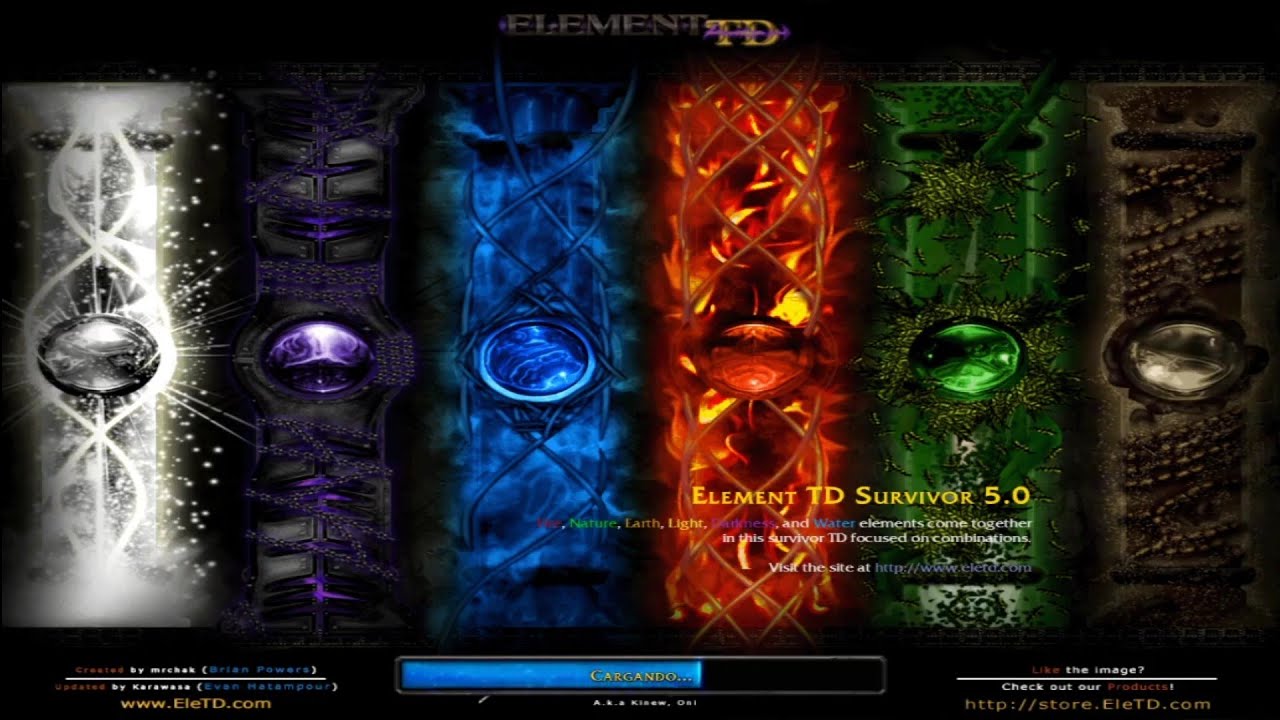ELEMENTAL TD SURVIVOR 5.0 - SUBIENDO NIVEL TORRES CON ELEMENTOS ...