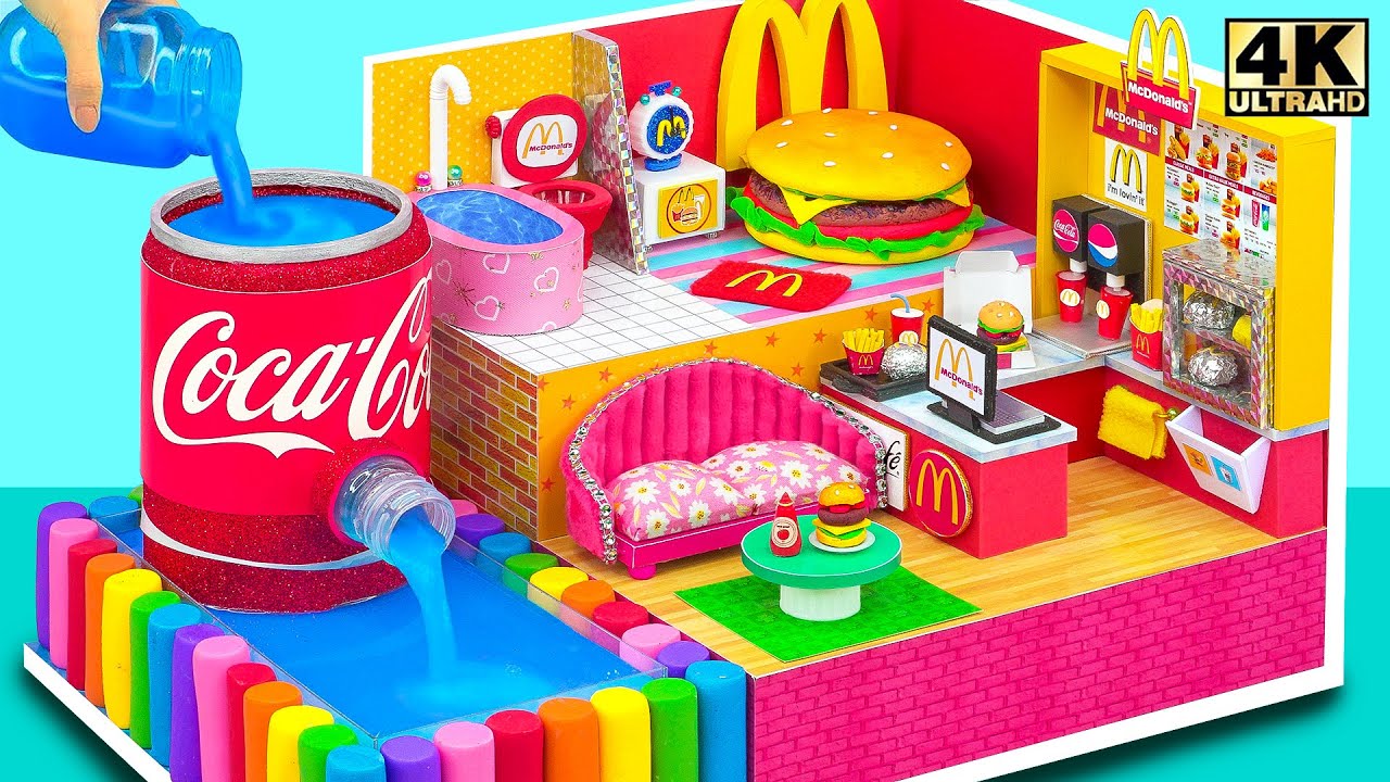 Make Great Mcdonalds Store with Bedroom and Swimming Pool for Customers ...