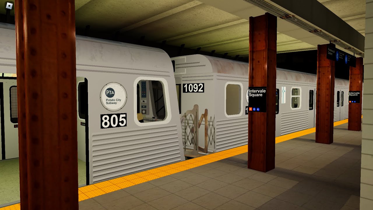 PTA Subway, Potatoburg bound PLT-1/S Mixed set E train at Intervale Square. - YouTube