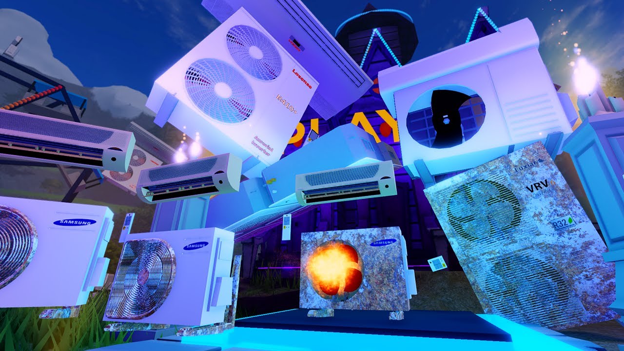 Old playground with air conditioning | Roblox AC Game - YouTube