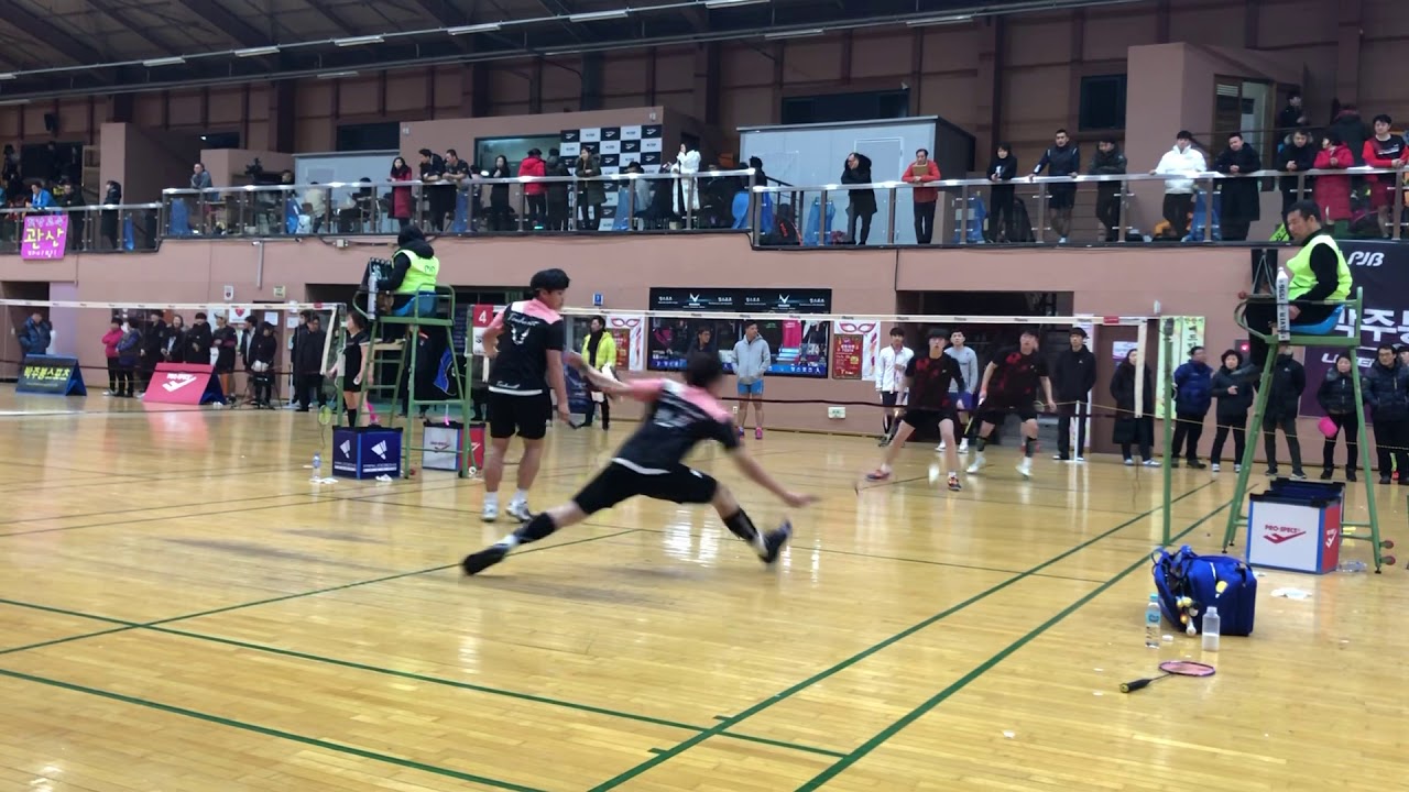 2018 PJB 슈퍼리그 파이널 남복 20A 화랑MAXX 유선호/유지호 vs team G-won 김연준/박진형 - YouTube