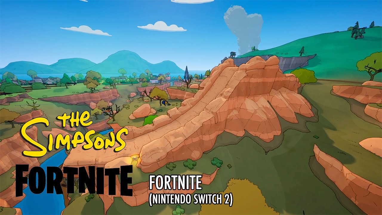 FORTNITE: THE SIMPSONS - THE SPRINGFIELD GORGE - YouTube