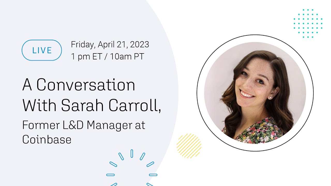 A Conversation With Sarah Carroll - YouTube