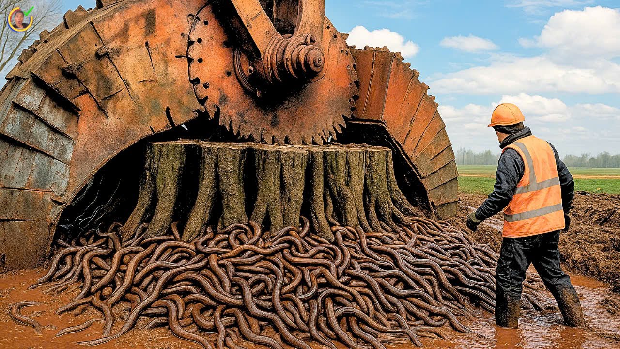 The Craziest Tree Uprooter and Tree Stump Puller You've Never Seen ...