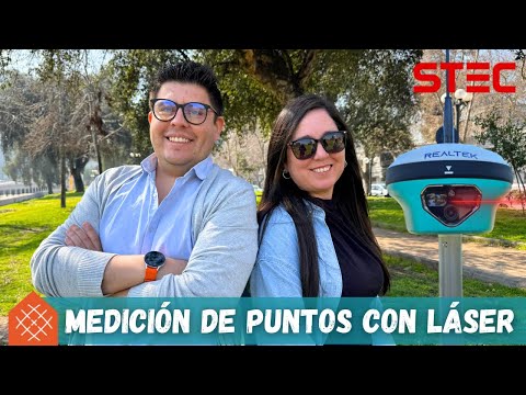 GNSS STEC SDi | Medición de Puntos con Láser - YouTube