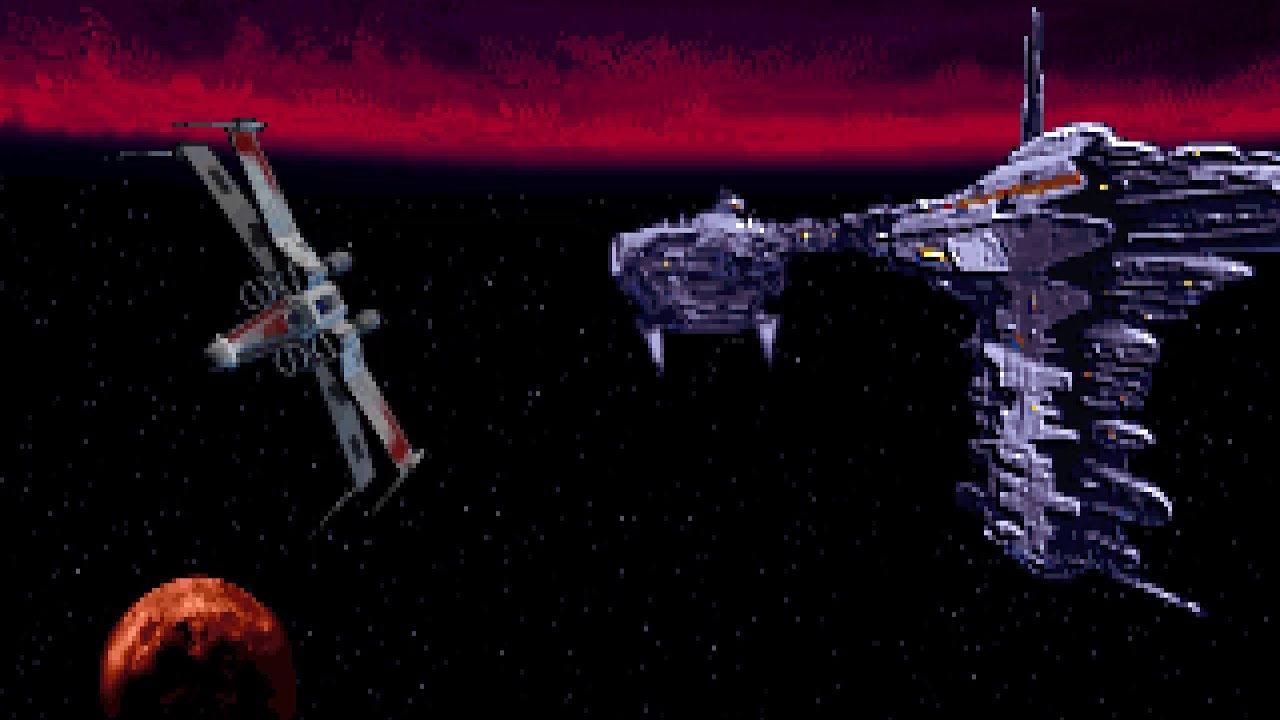 X-Wing Collector's CD-ROM PC MS-DOS Gameplay (General MIDI/HyperCanvas ...