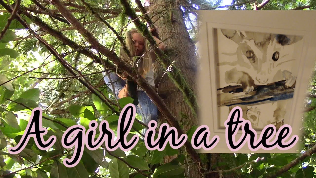 A girl in a tree - painting a possum demonstration - YouTube