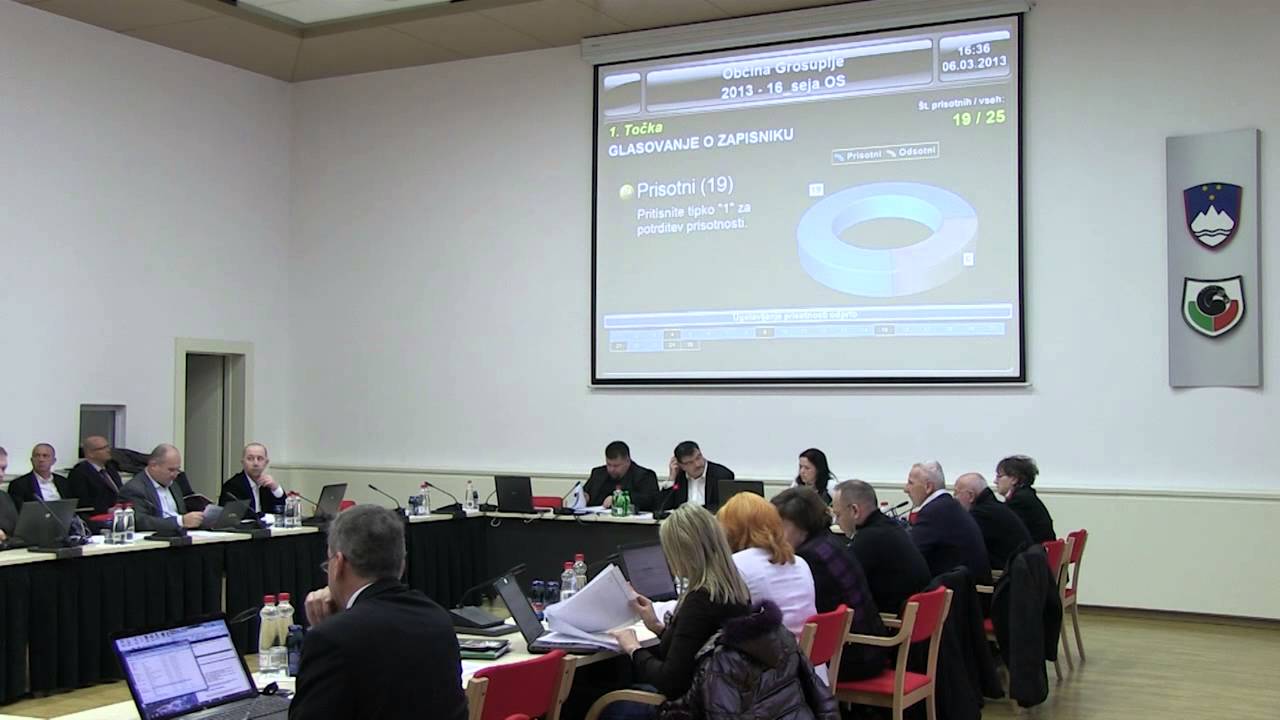 16. redna seja Občinskega sveta Občine Grosuplje 6.3.2013 / 1. točka ...