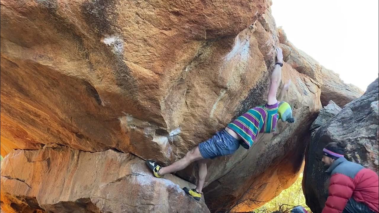 The Goldilocks Theory (7C+ / 7A+) - Rocklands, Powerlines - YouTube