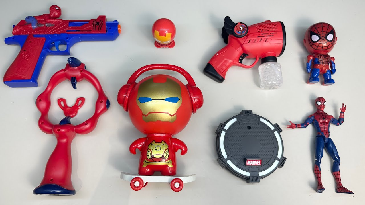 Marvel's popular toy series unboxing,Spider Man action dolls, immersive ...