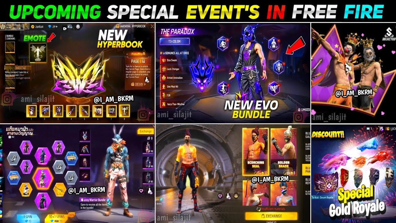 New Evo Bundle, New Paradox Hyper Book 🤯 Golden Shade Bundle, Bunny ...
