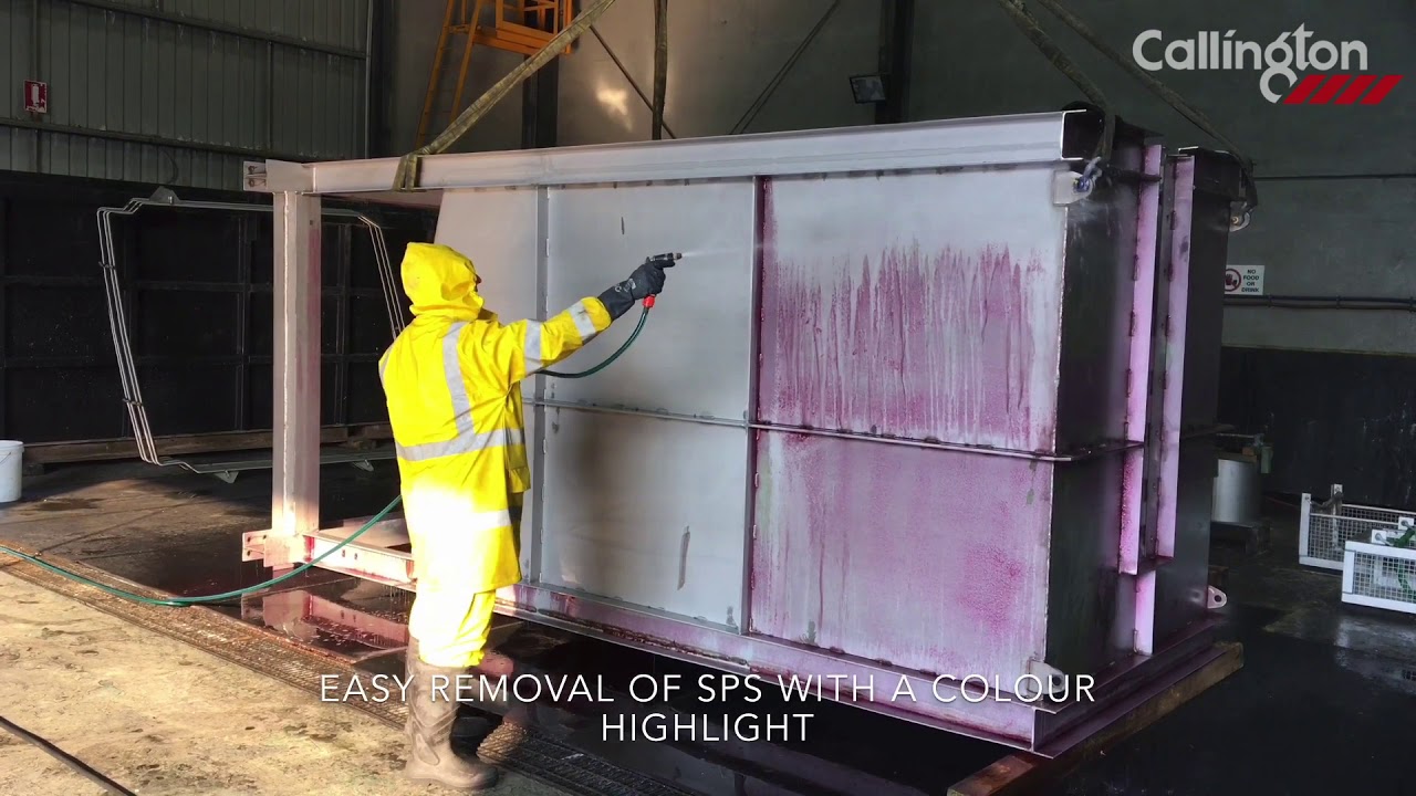 Callington SPS Spray Pickling Solution - YouTube