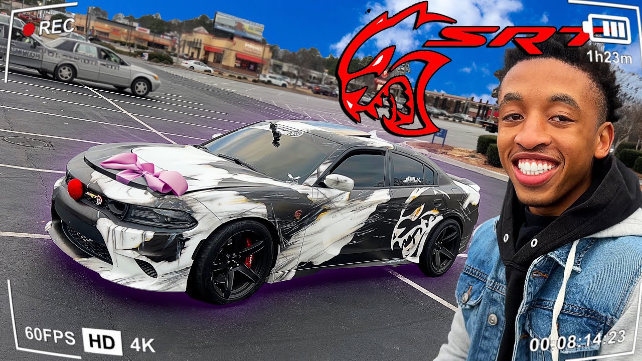 Surprised Little Brother With 1 of 1 CUSTOM HELLCAT at 17 | Raced A ZL1 ...