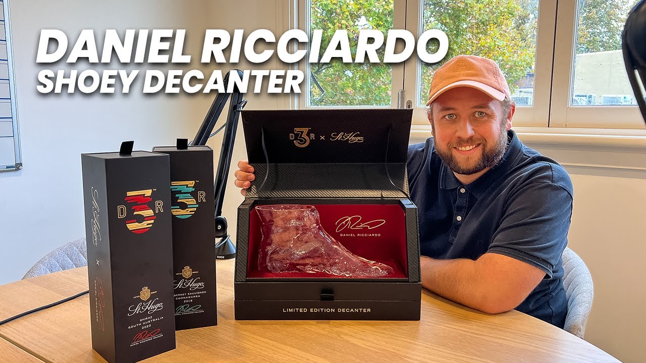 UNBOXING: Daniel Ricciardo x St Hugo Shoey Decanter - YouTube