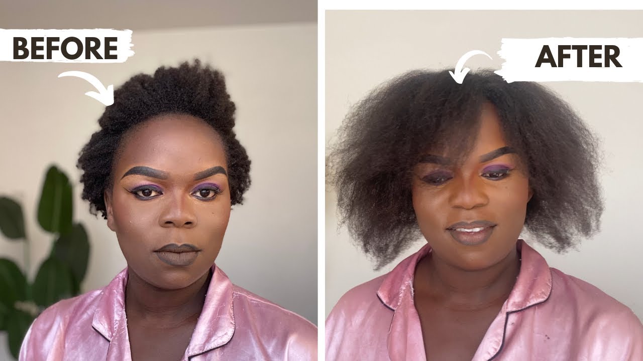 EASY WAY TO STRAIGHTEN YOUR HAIR AT HOME BEFORE BRAIDING. PREVENT ...