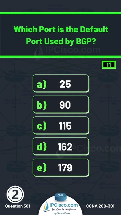3 CCNA Questions & Answers!🔥| CCNA 200-301 v1.1 | IPCisco.com #ccna #cisco - YouTube
