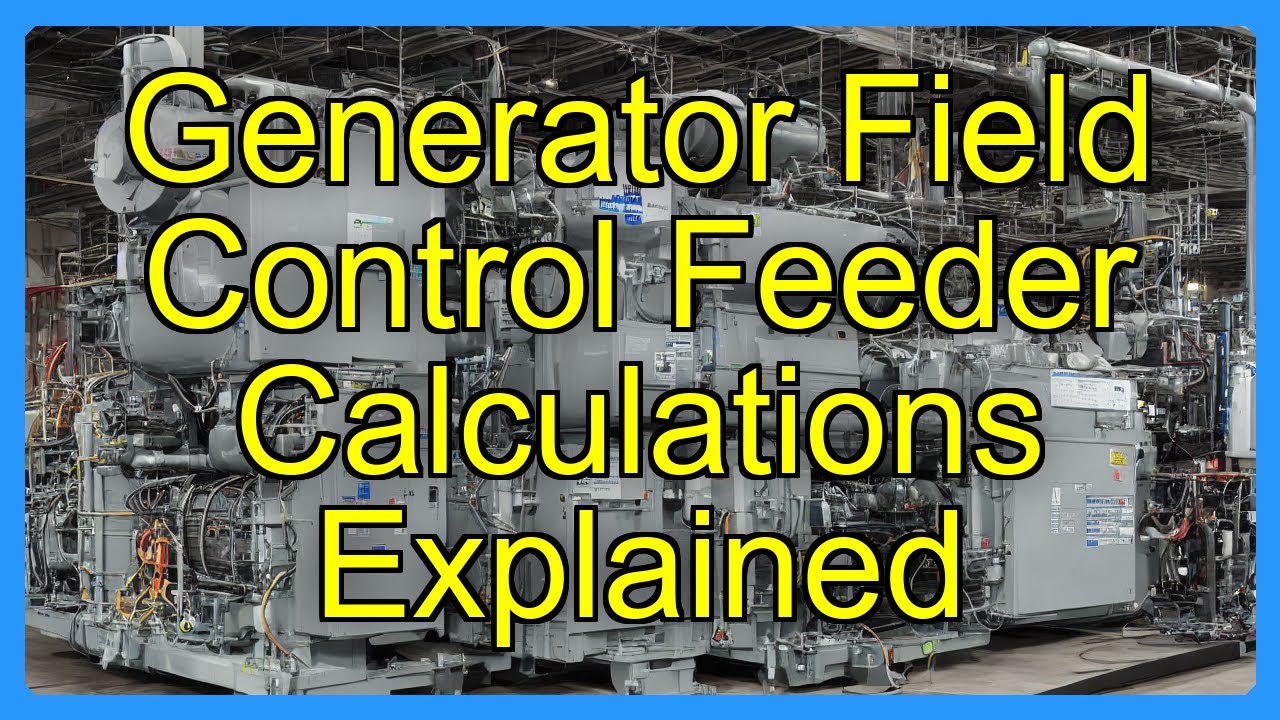 Generator Field Control Feeder Calculations Explained - YouTube
