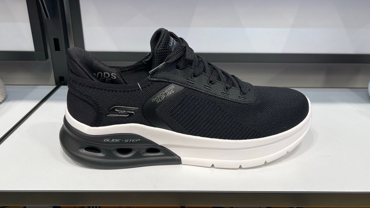 Skechers Bobs Arc Waves 2.0 (Black) - Style Code: 118317-BLK - YouTube