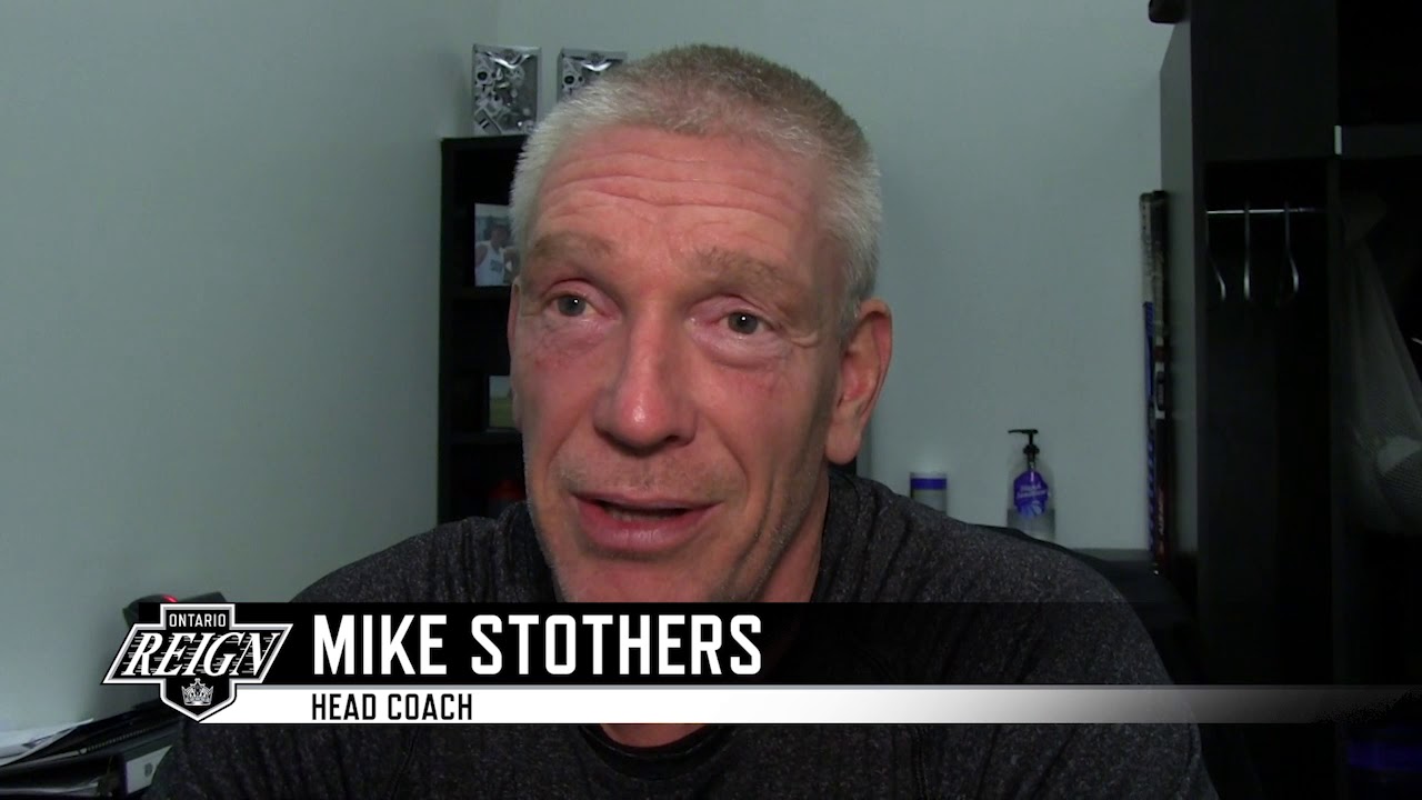 Ontario Reign - Mike Stothers - Pregame 11/24/17 - YouTube