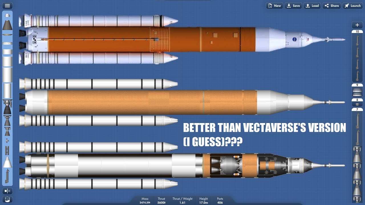 SLS Block 1B & Mobile Launcher Platform (1:1 Scale, Hard Mode, No BP ...