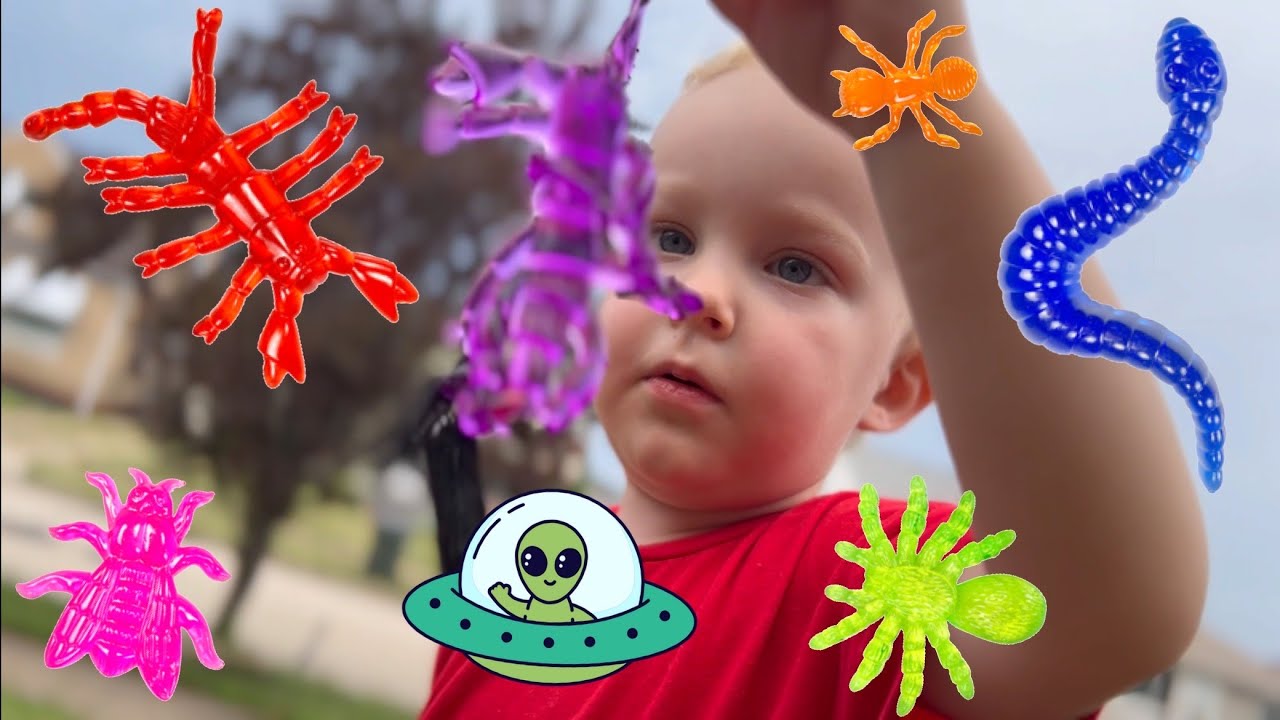 ALIEN BUGS!!! Milo's Mission to Find the Sticky Slimy Bugs Under the ...
