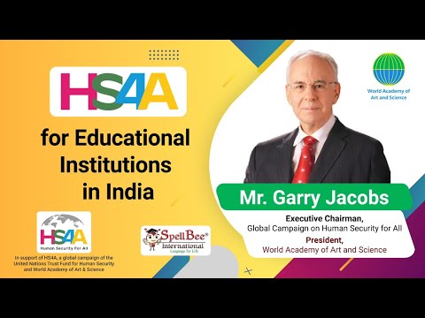 HS4A for Educational Institutions in India Mr. Garry Jacobs - YouTube