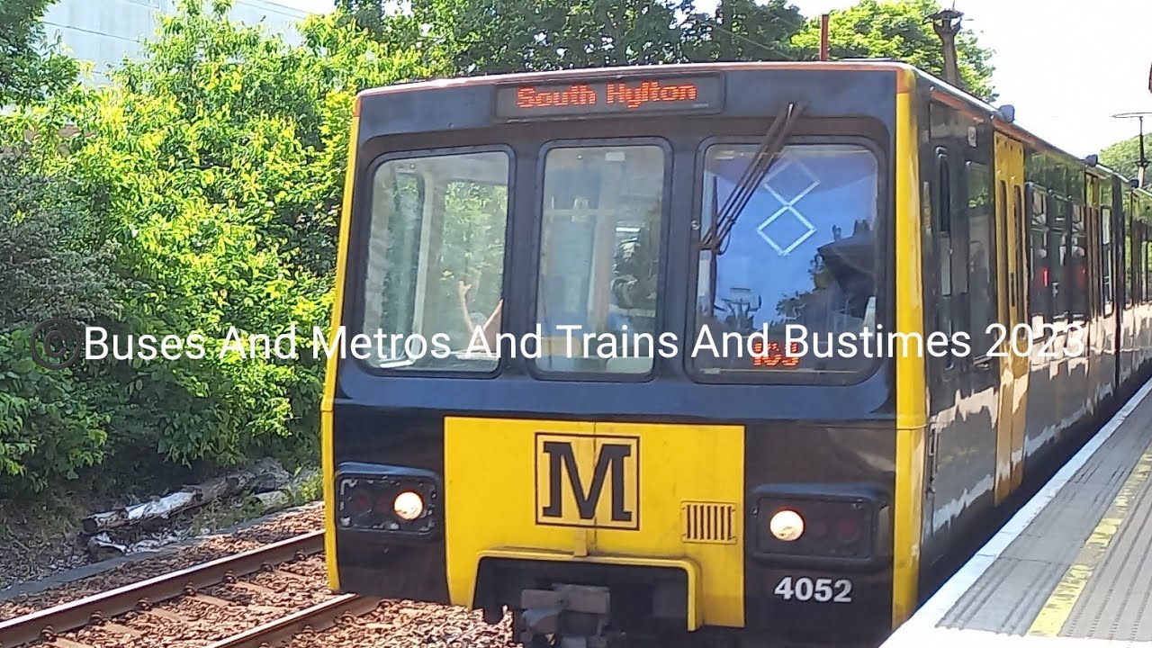 Trains At South Gosforth And A Ride on Tyne and wear metro class 599 ...