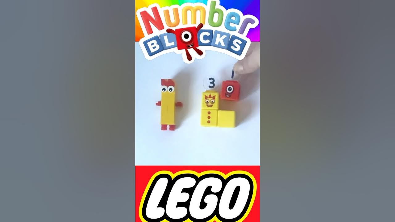 Numberblocks 1-10 Lego | Maths Lego Blocks | Add And Count To 10 | Numberblock Math Link Cubes ...