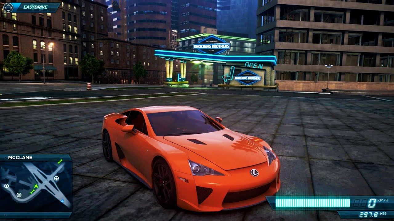 NFS Most Wanted | Police Chase Max Heat Level Escaped | Lexus LFA vs ...