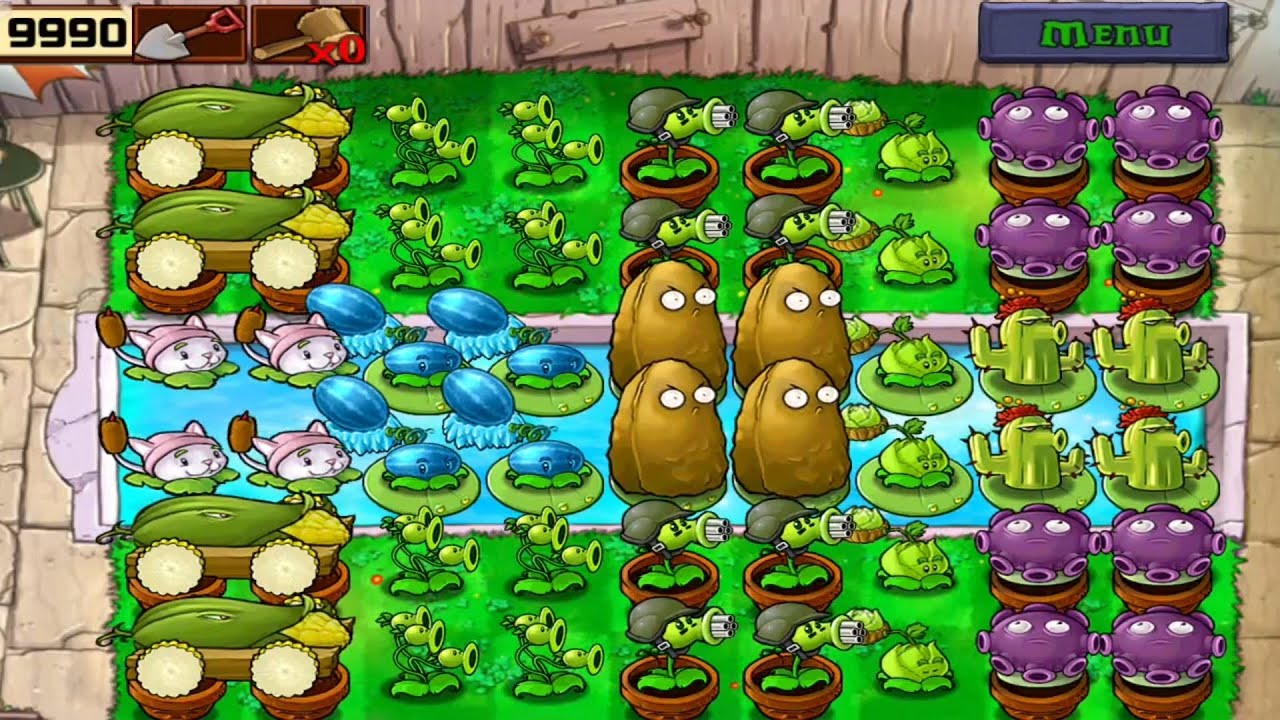 PLANTS VS ZOMBIES | LAST STAND ENDLESS | STRATEGY PLANTS VS ALL ZOMBIES FULL HD GAMEPLAY - YouTube