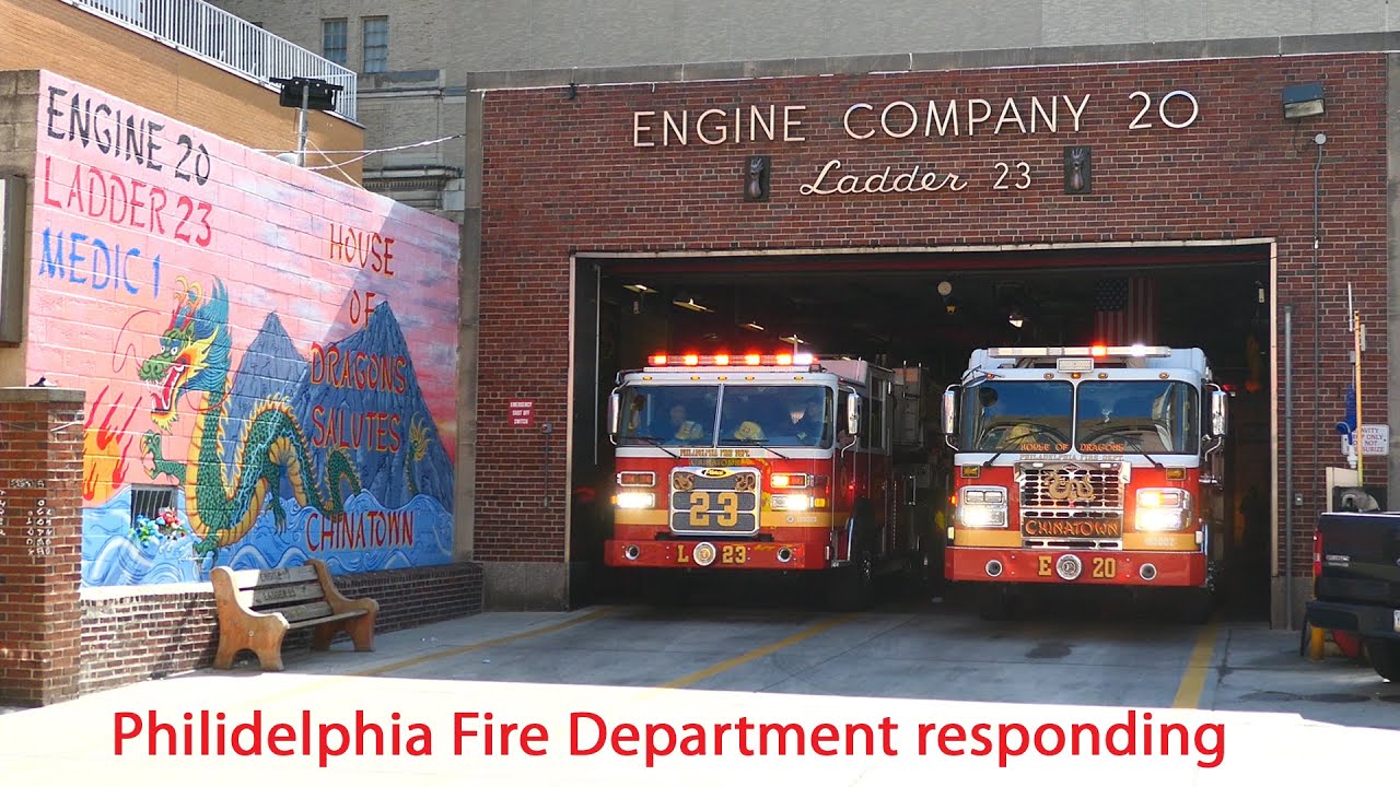 Philadelphia Fire Department responding - YouTube