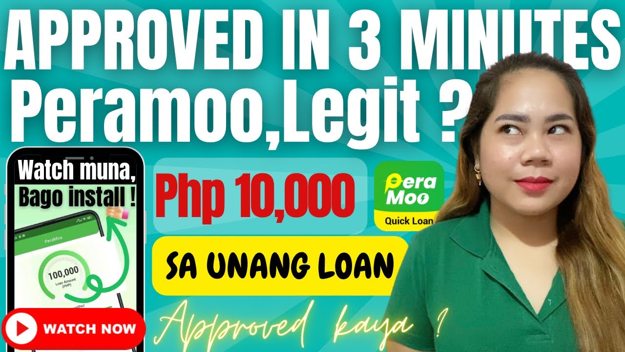 PERAMOO QUICK LOAN APP, Approved Agad ? Panoorin muna bago mag-install ...