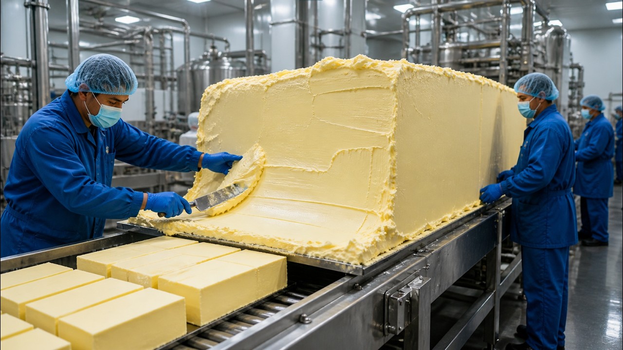 Inside the World’s Biggest Butter Factory | Billions of Tons Made Daily ...
