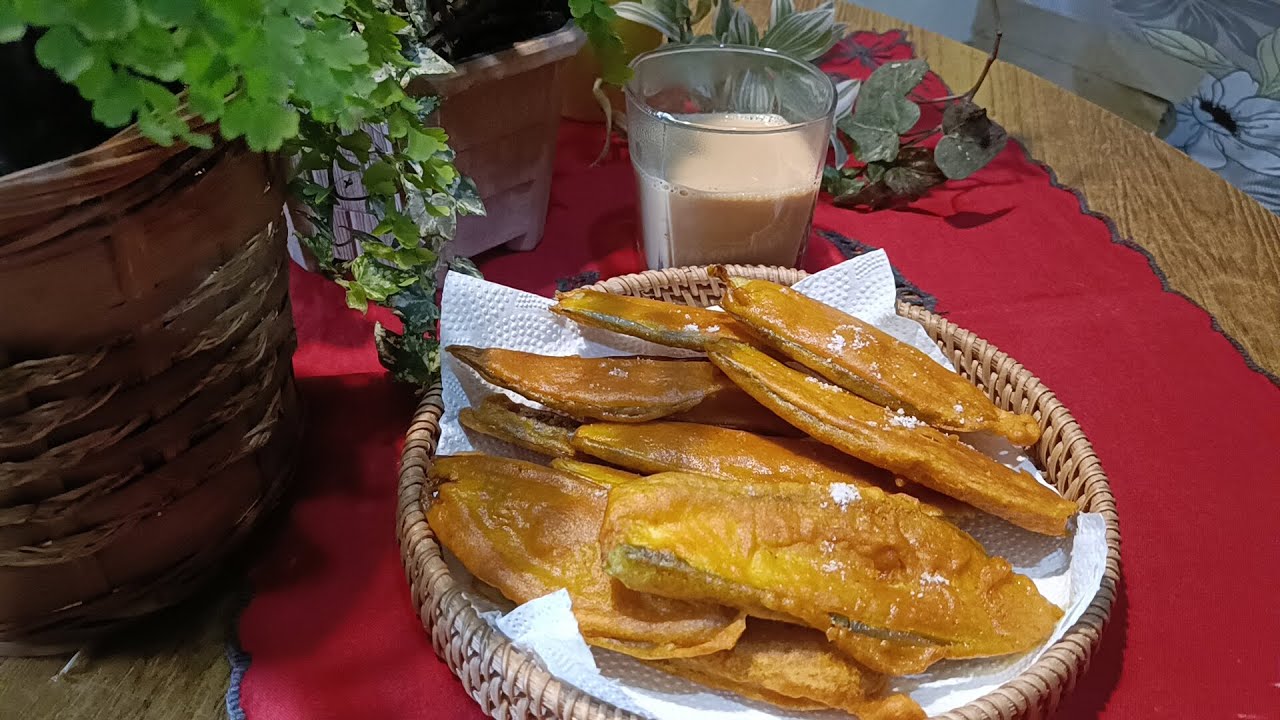 Beguni: Bengali batter fried brinjals ll telebhaja recipe ll Perfect ...