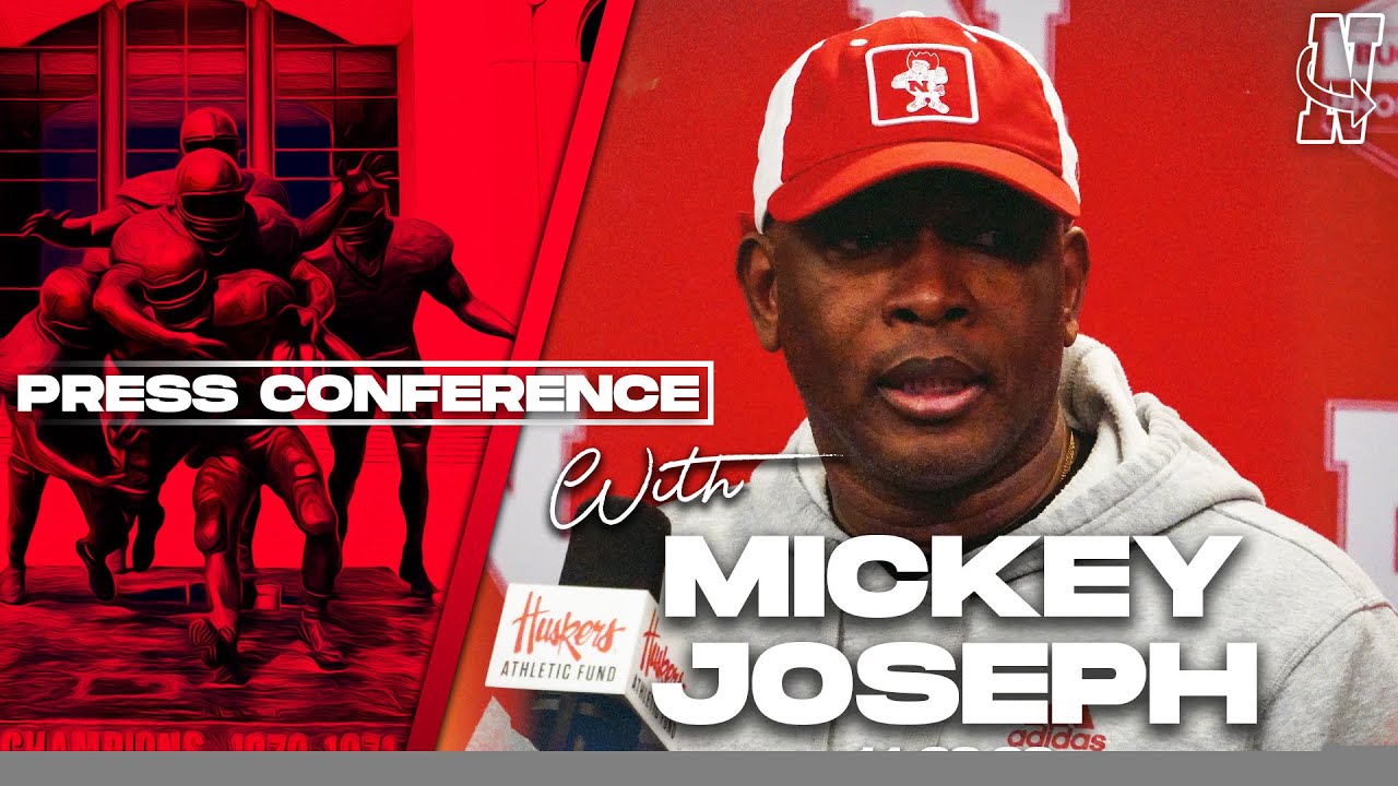 Nebraska Football: Mickey Joseph talks Iowa game, future of program ...