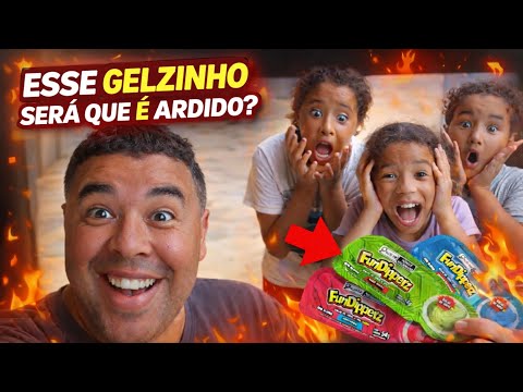 COMPREI ESSE GELZINHO SERÁ QUE É ARDIDO ? Cesar familia de graça 