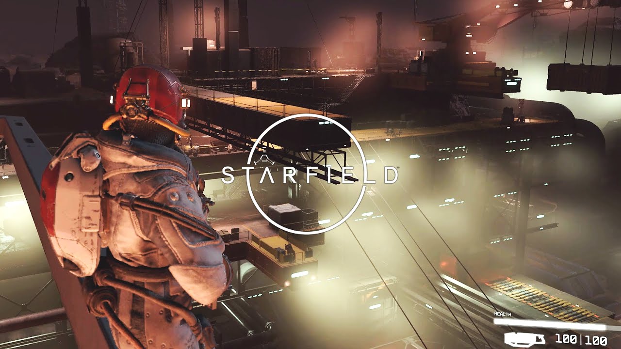 Starfield - Jump from the highest place on Mars - YouTube
