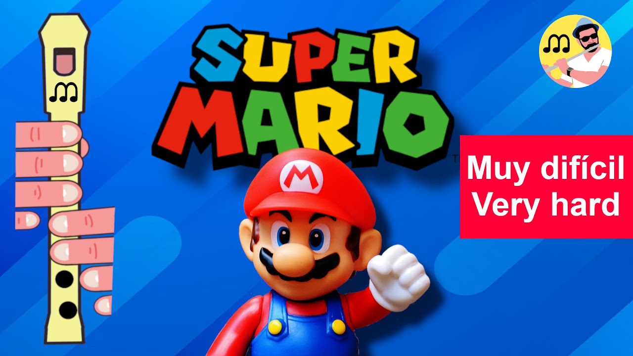 Super Mario Bros para flauta dulce. Recorder flute tutorial. - YouTube