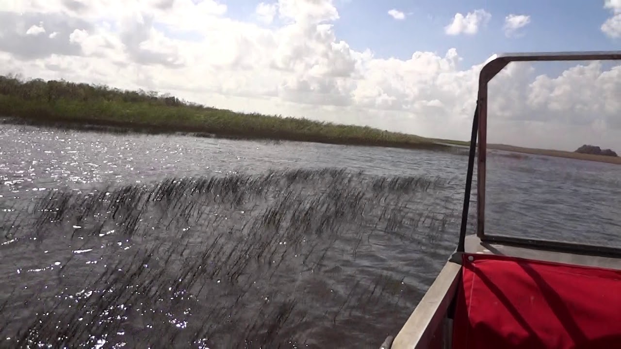 Fan boat tours Everglades, Wetland in Florida - YouTube