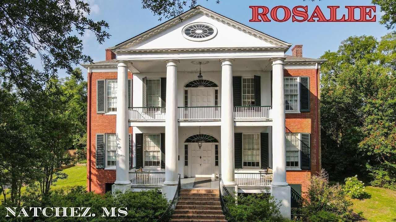 ROSALIE - Antebellum home on the Mississippi River - YouTube