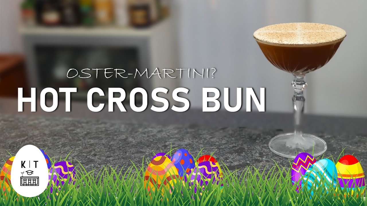 Hot Cross Bun Martini Cocktail - Espresso Martini Variante zu Ostern ...