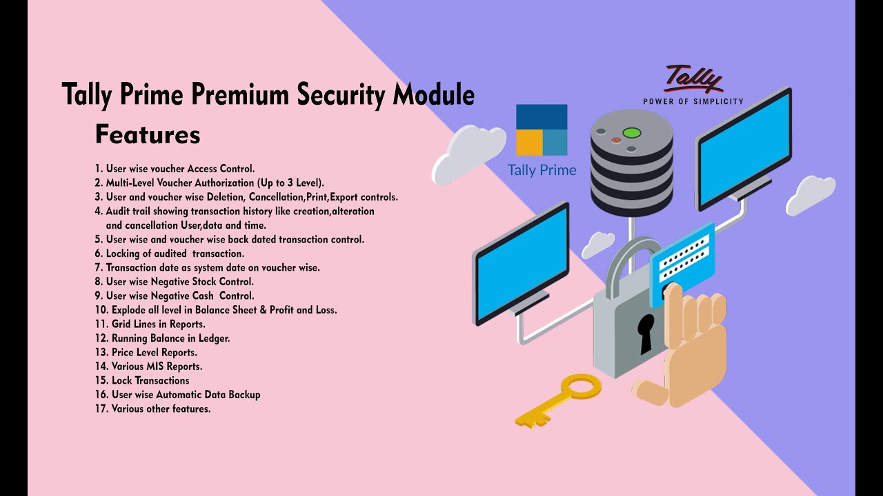 PREMIUM SECURITY MODULE | TALLY PRIME | TALLY GLOBE | CUSTOMIZATION ...