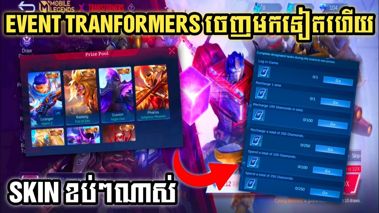 Event Transformers និងត្រឡប់មកវិញម្ដងទៀតហើយគ្នាយើងត្រៀមៗ | Mobile ...