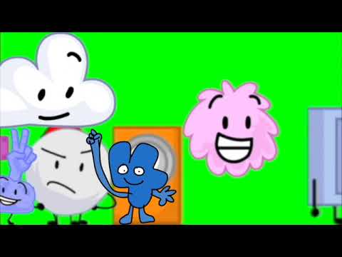 Bfdi Characters Green Screen Stampede - YouTube
