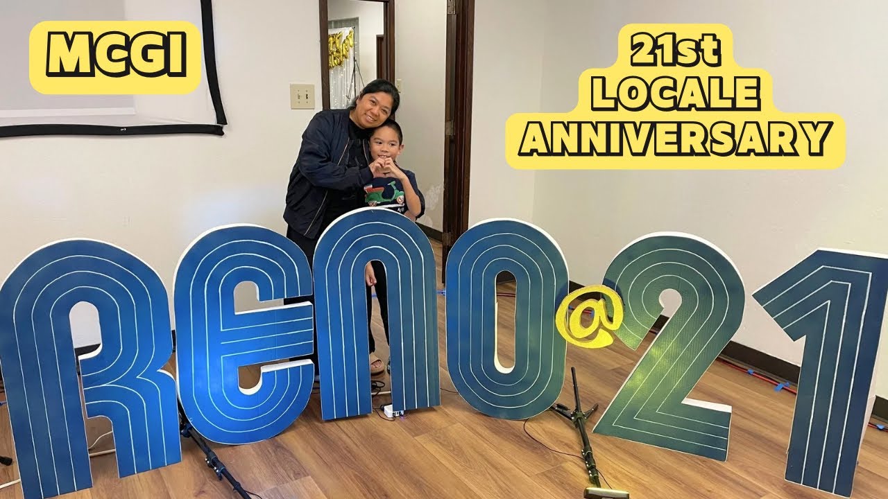 RENO LOCALE 21ST ANNIVERSARY MCGI @timothyspreciousmoments - YouTube