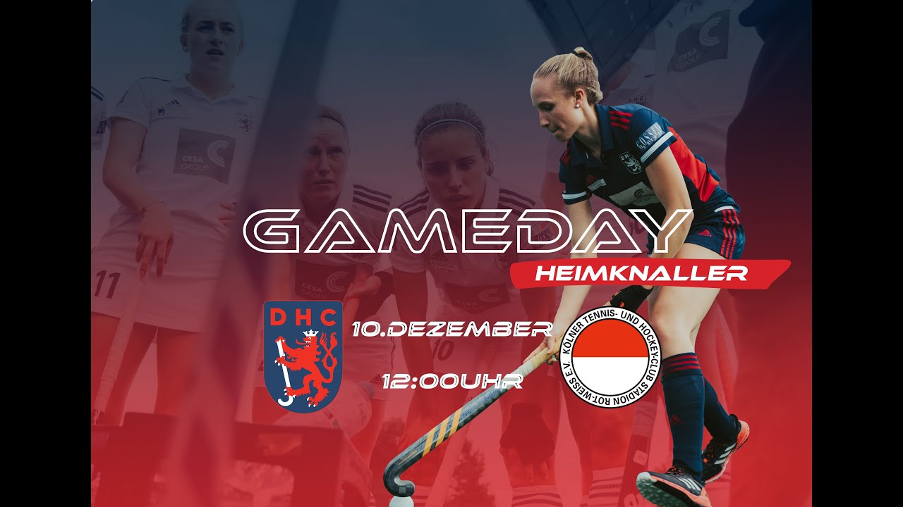 DHC.tv | Düsseldorfer HC - RW Köln | 1. Bundesliga Halle Damen West | 10.12. um 12:00 Uhr - YouTube