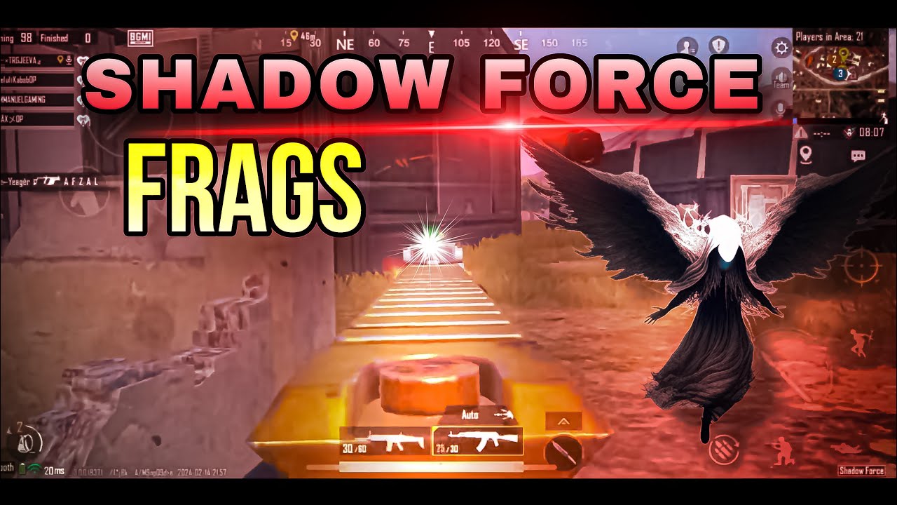 SHADOW FORCE BGMI FRAGS - YouTube