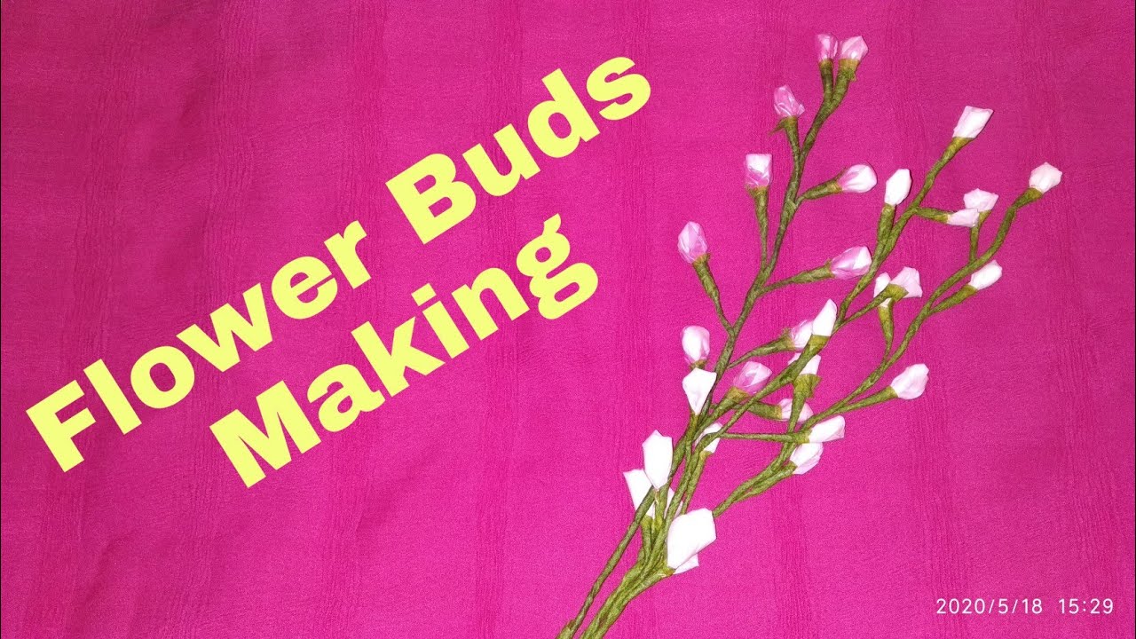 Flower buds // Making // simple way // DIY - YouTube